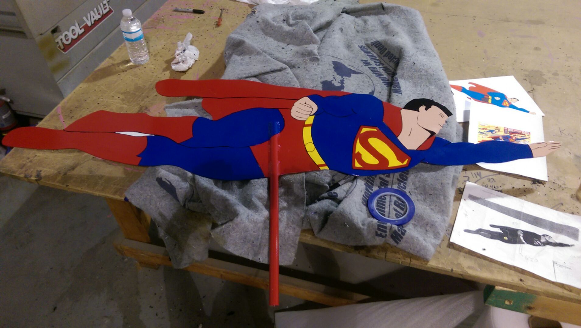 Superman Wind Vane - Tube Dude